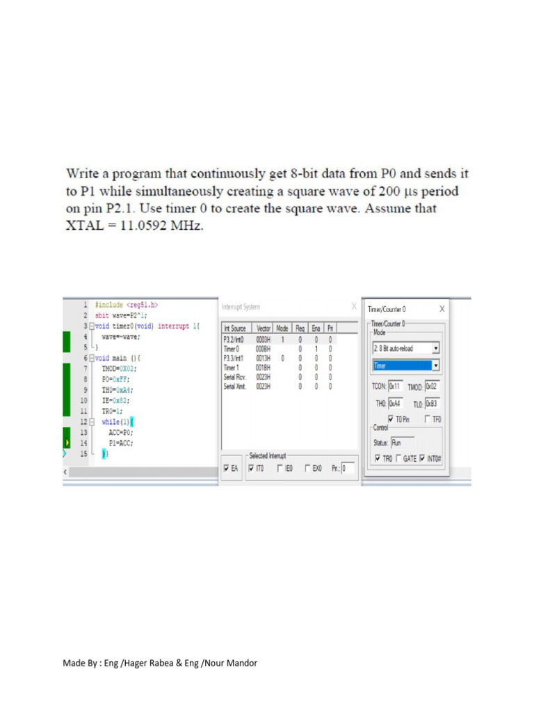 Sheet 2 Embedded Interrupt | PDF