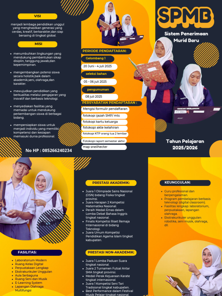 Brosur Pendaftaran SPMB 2025/2026 | PDF