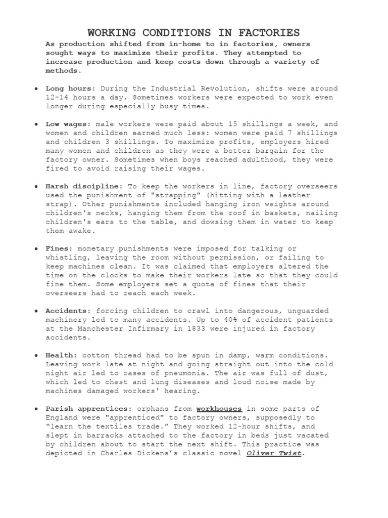 Effects of The Industrial Revolution Gallery Walk | PDF