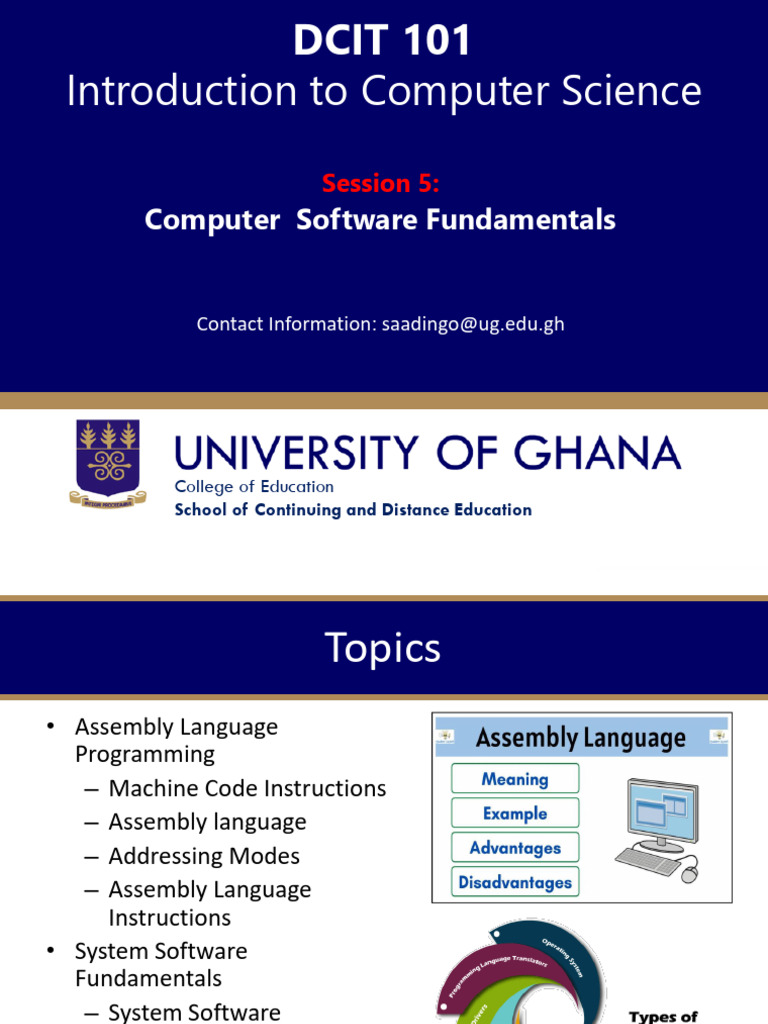 Session 5 | PDF | Assembly Language | Operating System