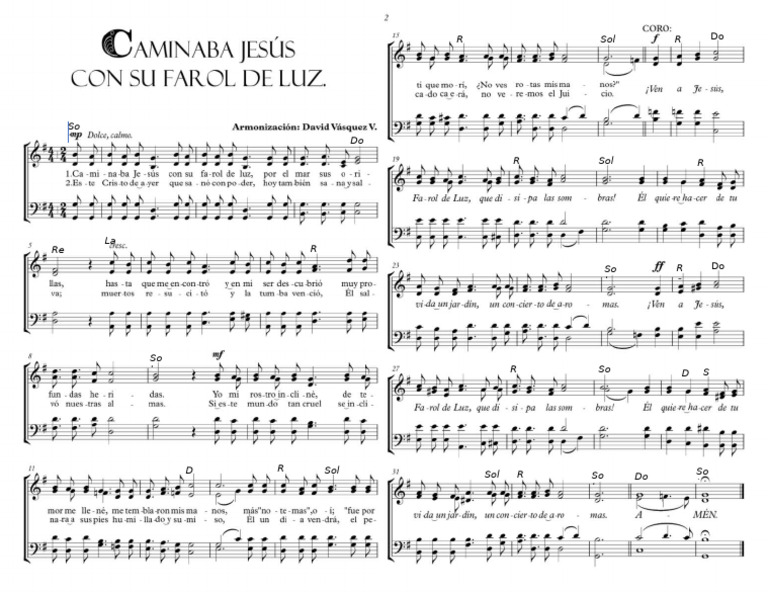 Caminaba Jesus | PDF