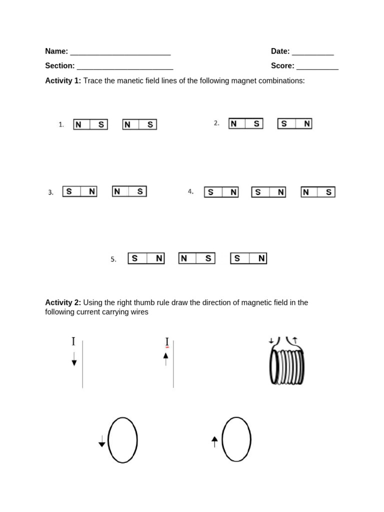 Activity Sheet | PDF
