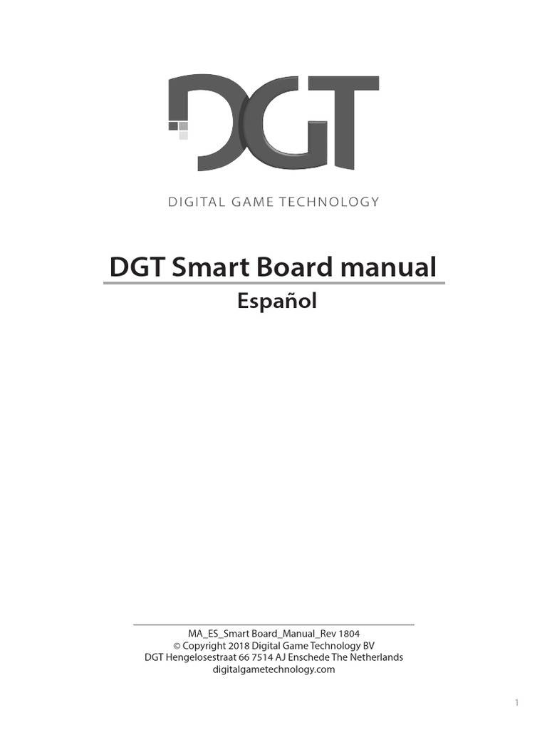 Manual DGT Smart Board Rev1804 | PDF | Software | USB
