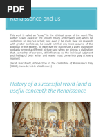 Key Values of the Renaissance Era | PDF | Renaissance | Classics