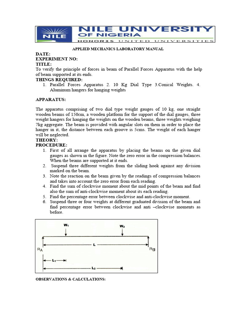 Applied Mechanics 2021 | PDF | Beam (Structure) | Force