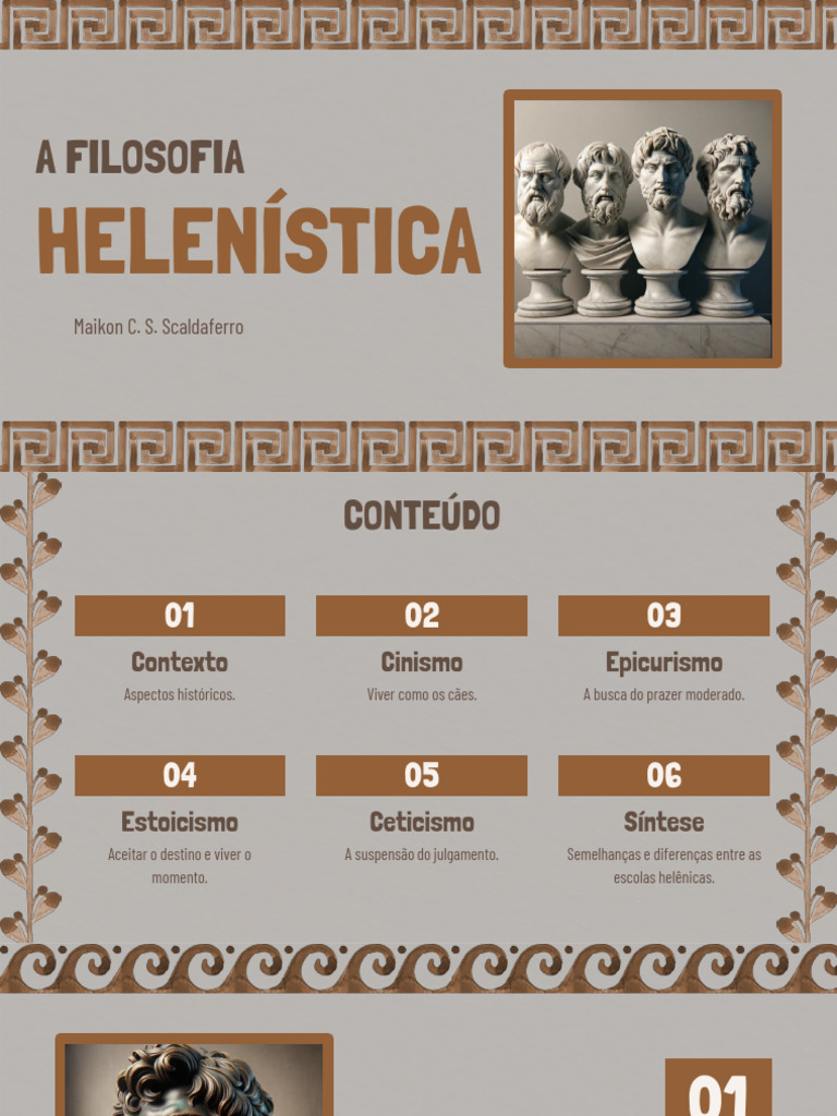 Filosofia Helenística | PDF | Estoicismo | Filosofia Helenística