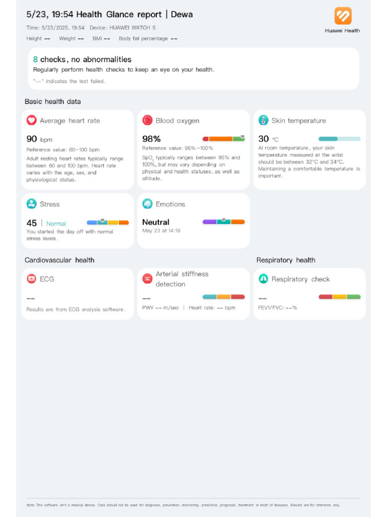 Health Report 202505271642 | PDF