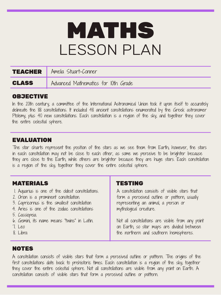 Wepik Modern Simple High School Lesson Plan 20230721031043twyt | PDF ...