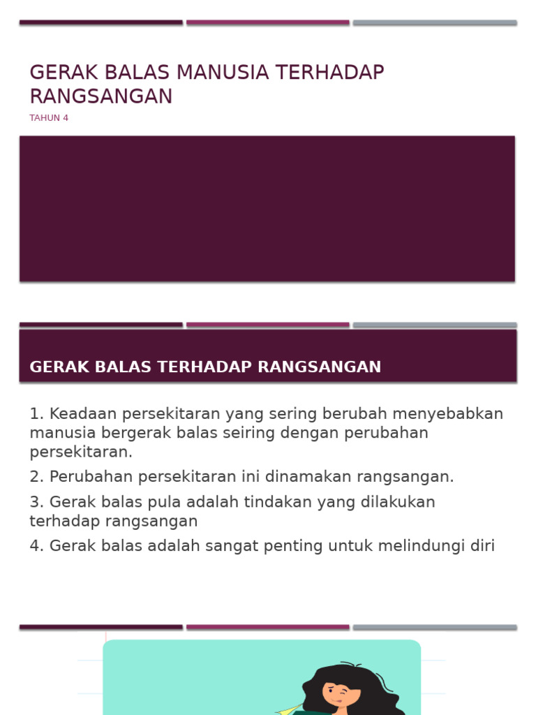 Gerak Balas Terhadap Rangsangan Tahun 4 | PDF