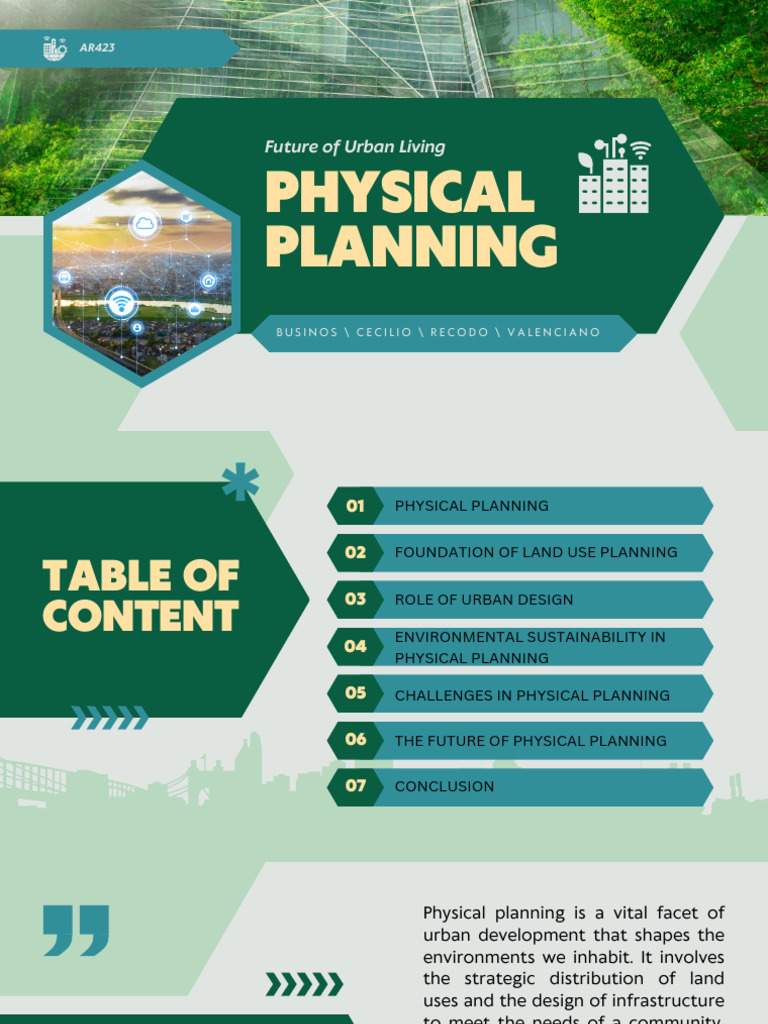 Physical Planning - 20250409 - 103425 - 0000 | PDF | Urban Planning ...