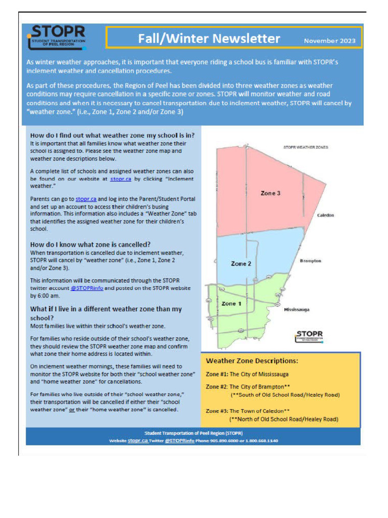 Fall Winter Newsletter | PDF