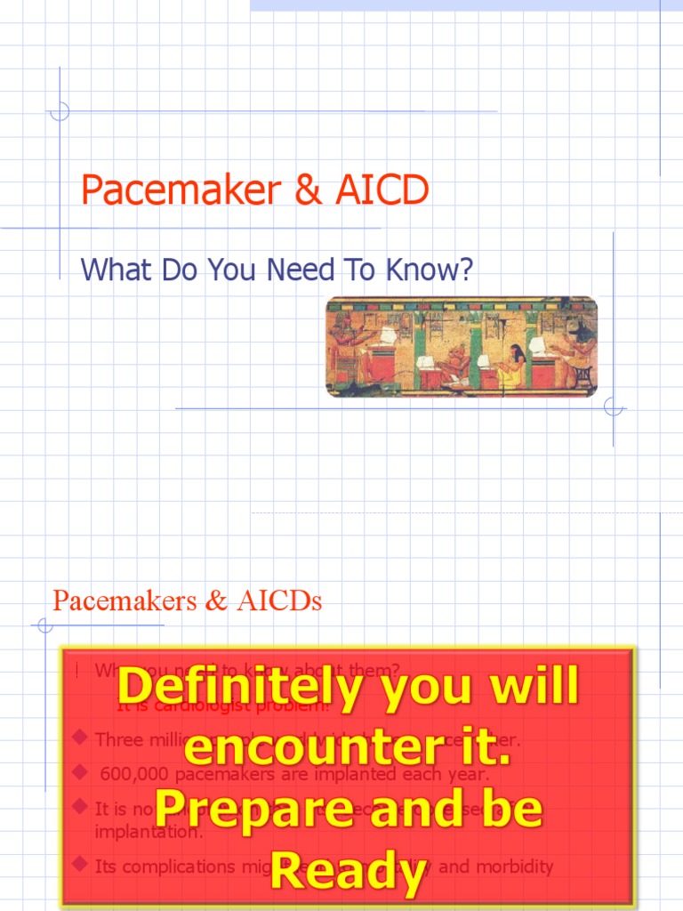 Pacemakers & AICD | Artificial Cardiac Pacemaker | Electrocardiography