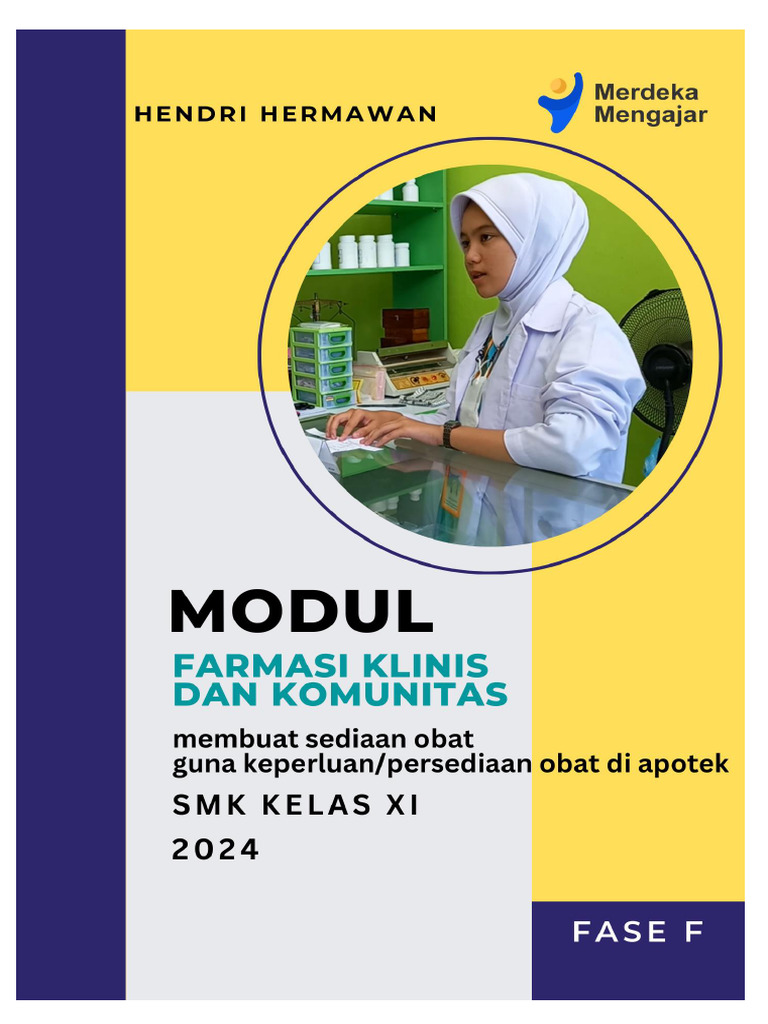 Modul Penyederhanaan Menyiapkan Persediaan Apotek - 2024 | PDF
