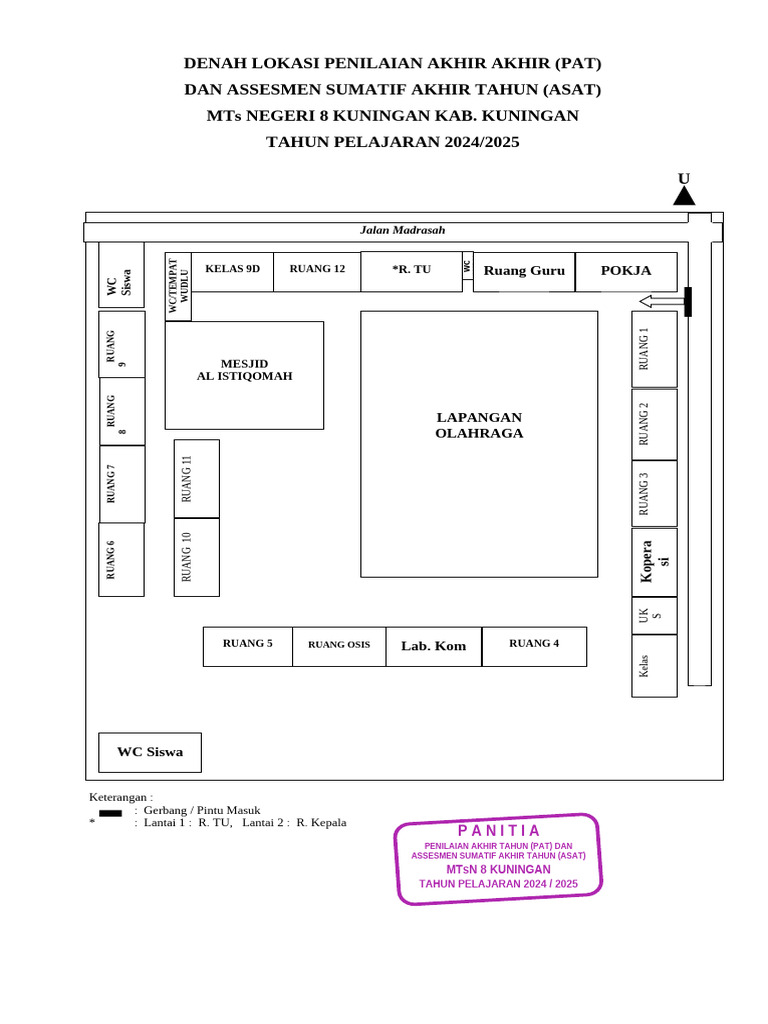 Denah Pat 2023-2024 | PDF