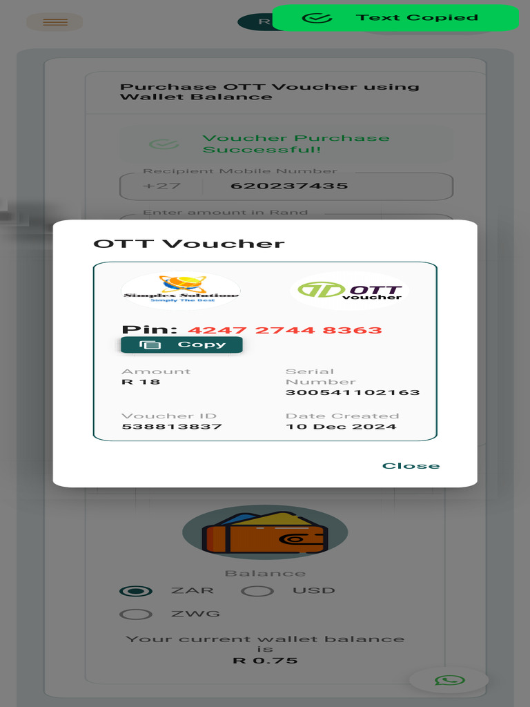 Purchase OTT Voucher - Simplex Solutions | PDF