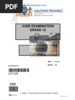 GP Accounting Grade 12 June 2025 P2 and Memo | PDF