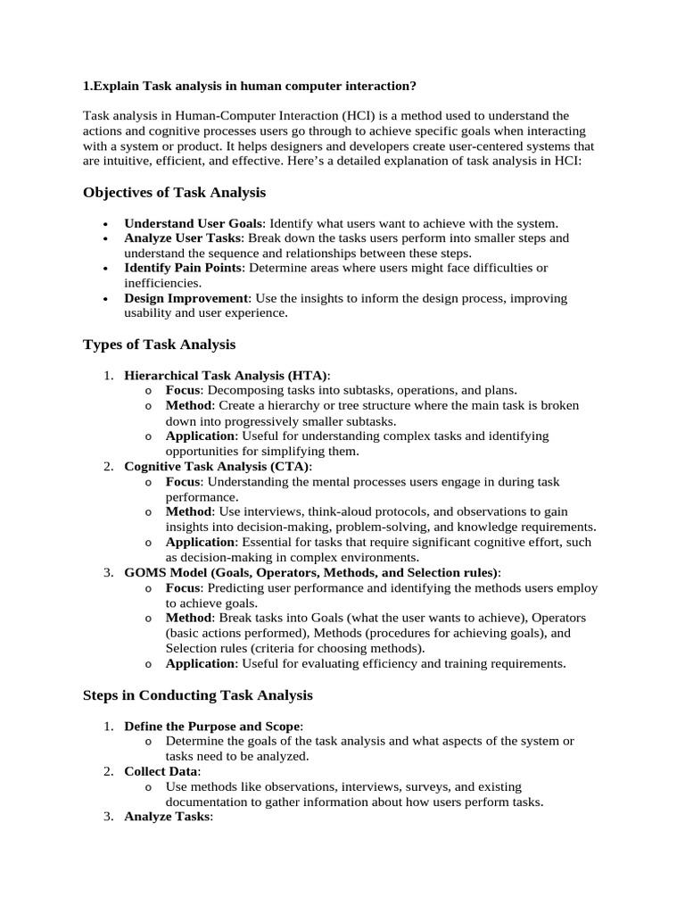 HCI-unit 4 | PDF | Human–Computer Interaction | Usability