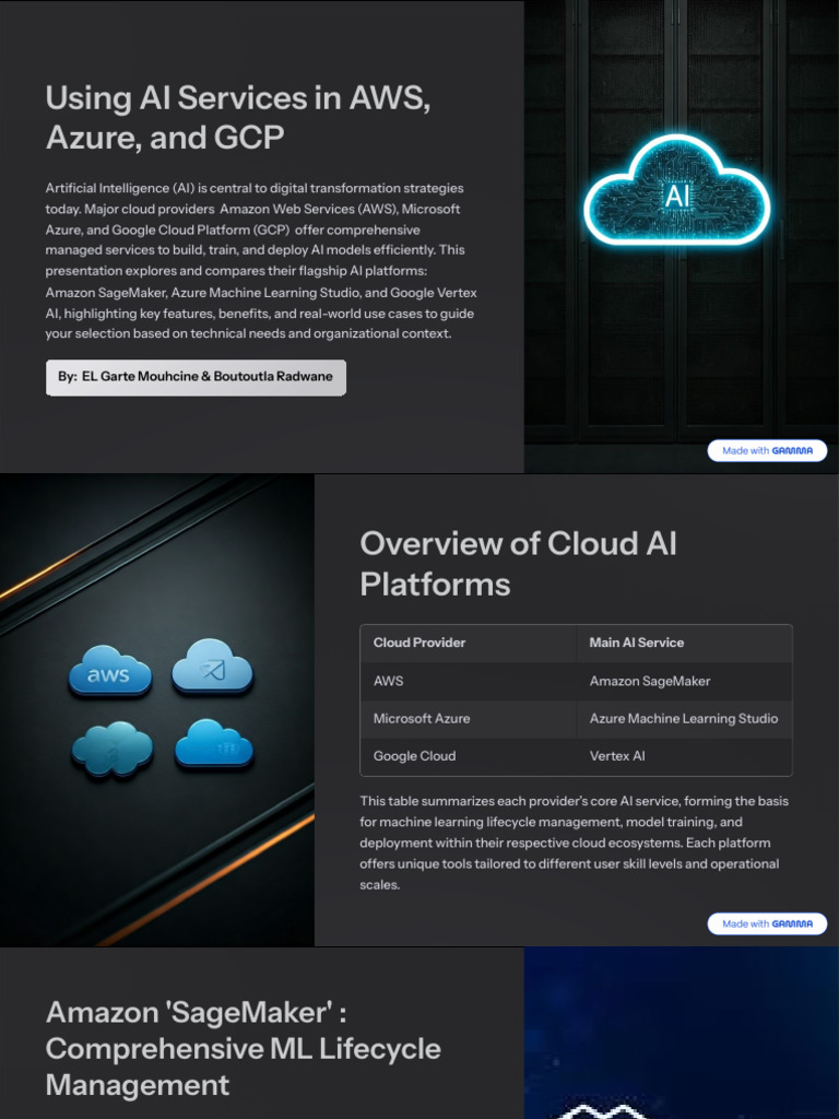 Comparing AI Offerings From Top Cloud Providers | PDF | Microsoft Azure | Artificial Intelligence