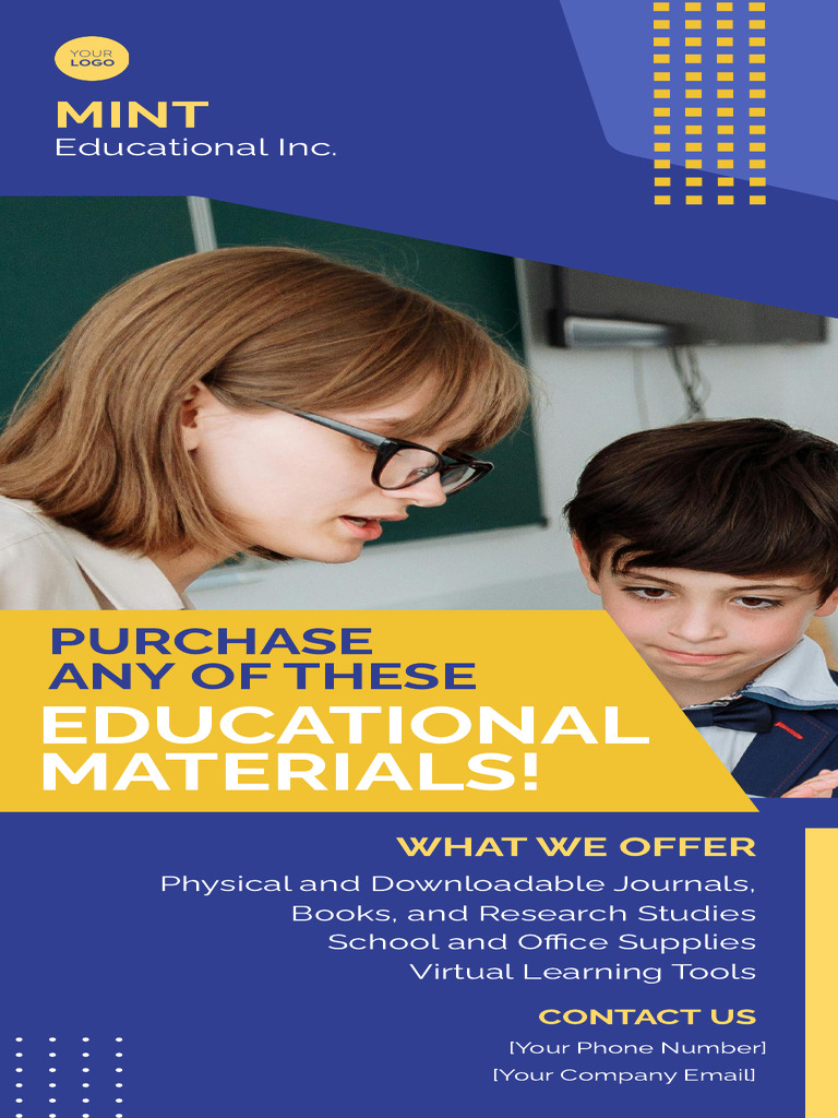 Creative Education Rack Card Template | PDF