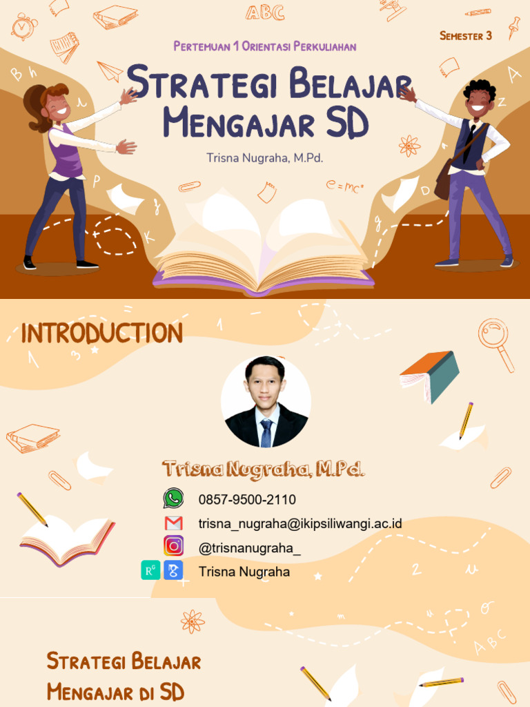Strategi Belajar Mengajar SD Pertemuan 1 | PDF