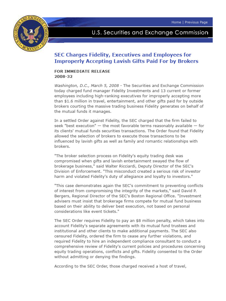 Fidelity Investments Litigation | PDF | Qualified Immunity | Discovery ...