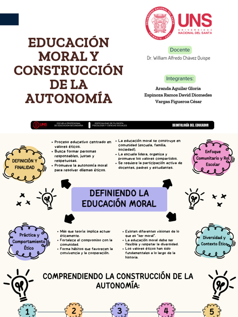 Educación Moral y Construcción de La Autonomía | PDF | Autonomía | Moralidad