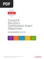 CompTIA Security Sy0-701 Exam Objectives (6 0) | PDF | Business | Computers