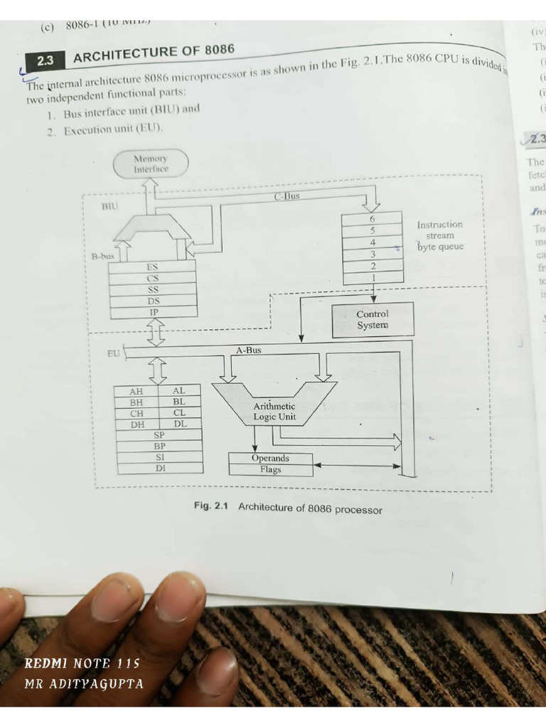 8086 Architecture | PDF