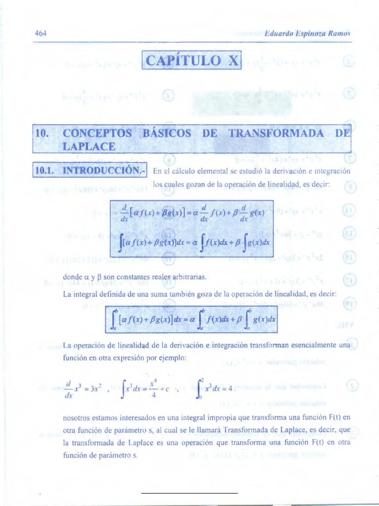 Transformada de Laplace | PDF | Transformada de Laplace | Integral