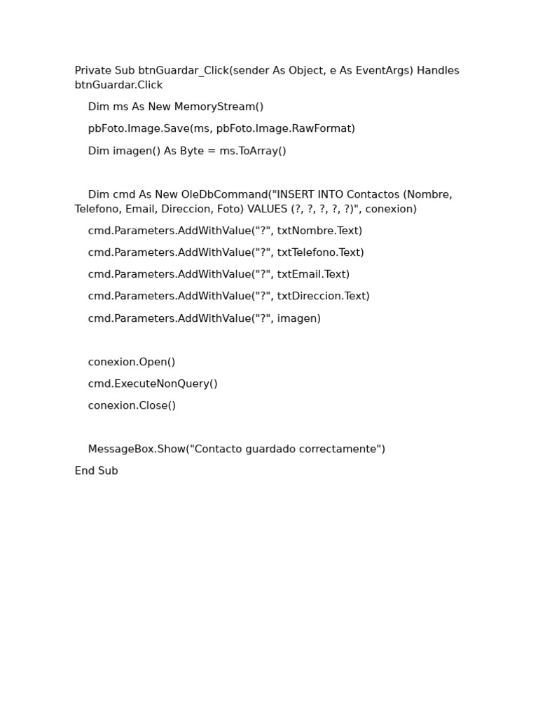Boton Guardar | PDF