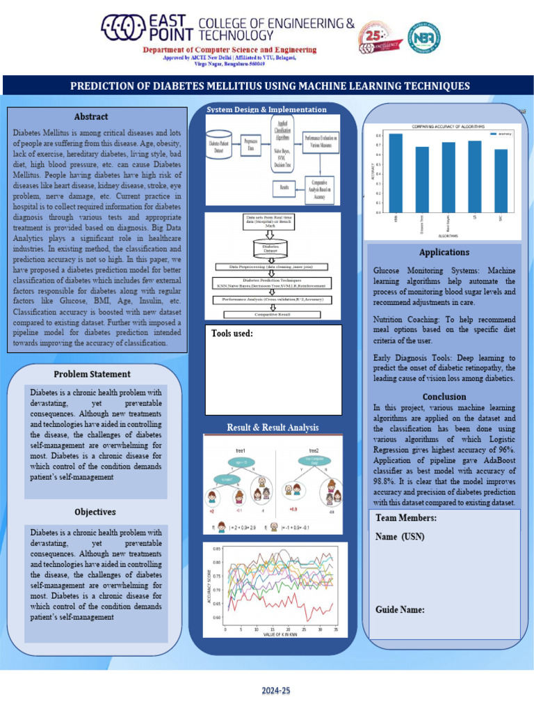 Machine Learning for Diabetes Prediction | PDF | Diabetes | Chronic ...