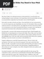 Shark Tank Pitch Template | PDF | Investing | Valuation (Finance)
