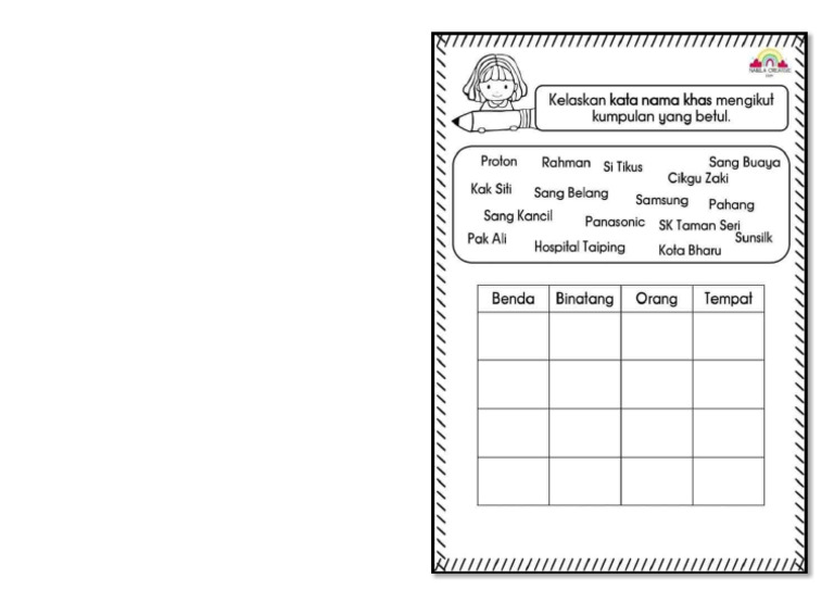 BM Kata Nama Am Khas | PDF