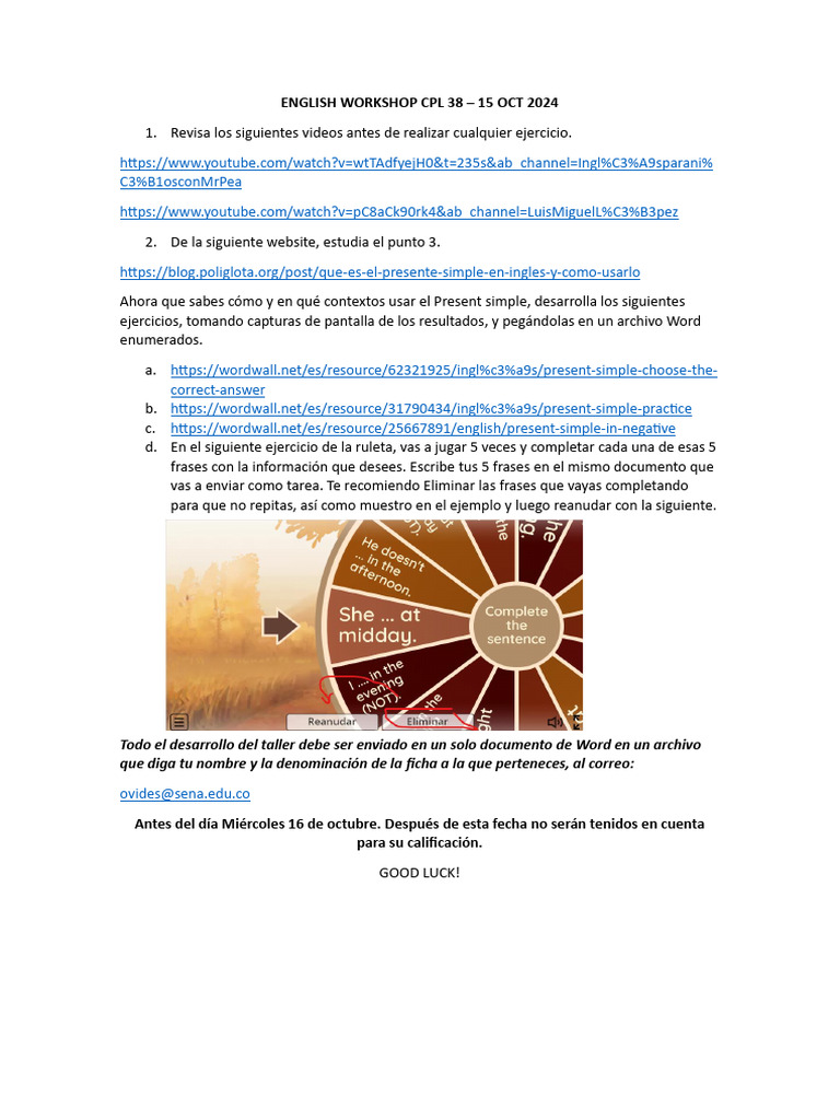 English Workshop CPL 38 | PDF