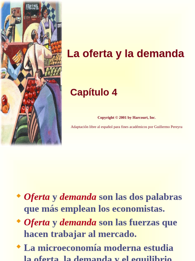 Oferta y Demanda | PDF | Oferta (economía) | Oferta y demanda