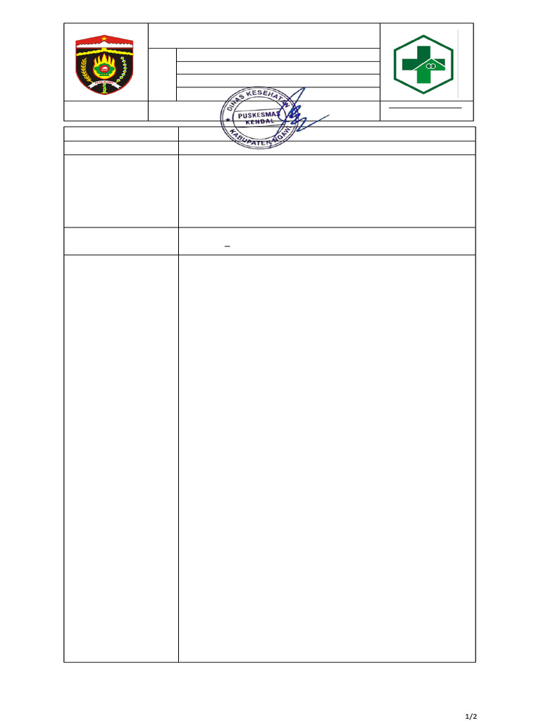 Sop Pencatatan Pws | PDF