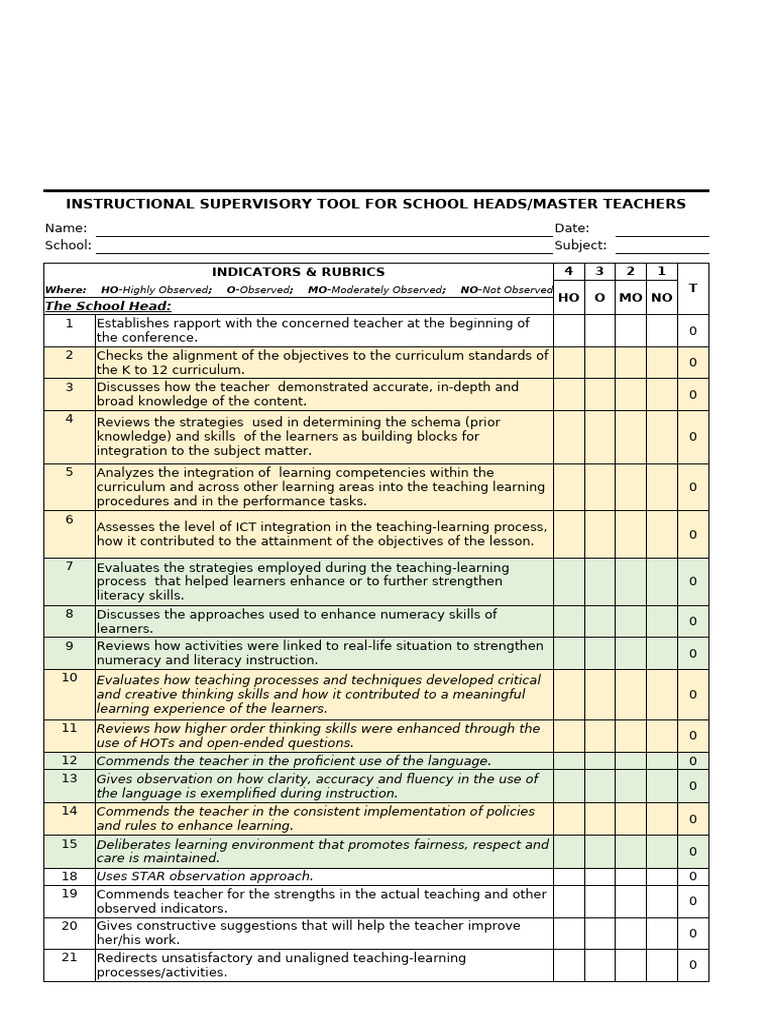 2024-2025 COT RPMS For T1-3 and MTs - 2nd & 4th QUARTER - Teacher 1-3 ...