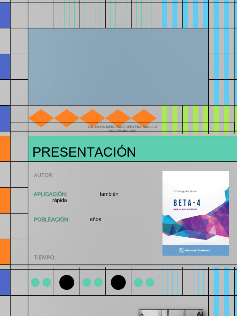 Prueba BETA IV: Evaluación No Verbal | PDF | Inteligencia | Ciencia ...