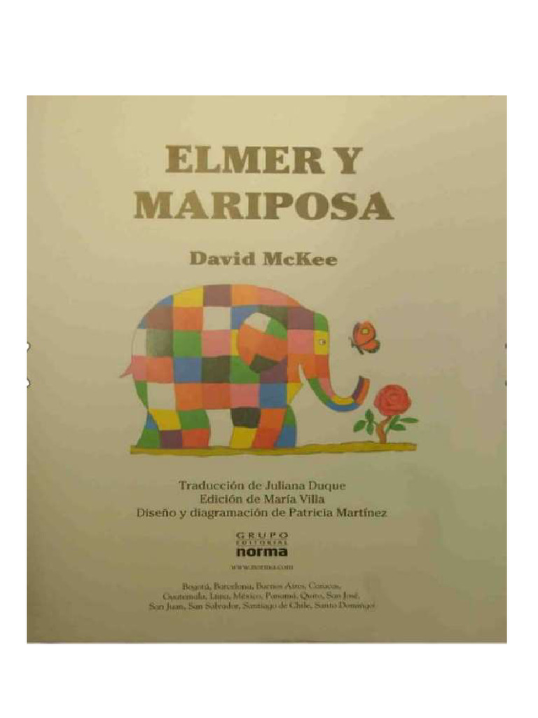 Elmer y La Mariposa | PDF