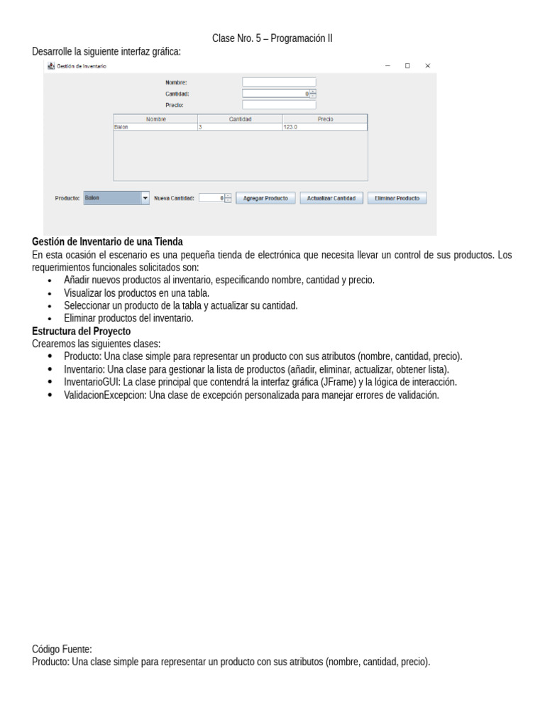 Clase Nro 5 PROGRAMACION II | PDF