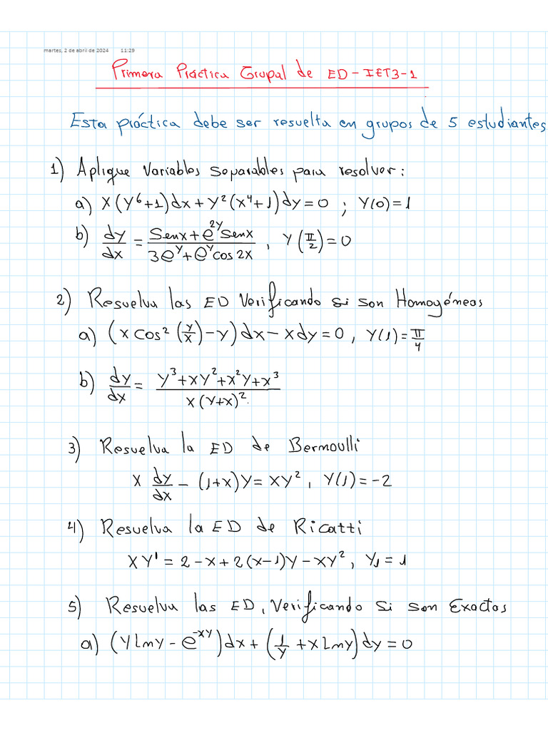 Primera Práctica Grupal | PDF