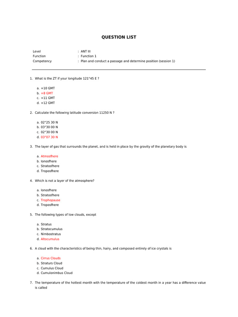 PRAN 1 | PDF | Cloud | Atmosphere