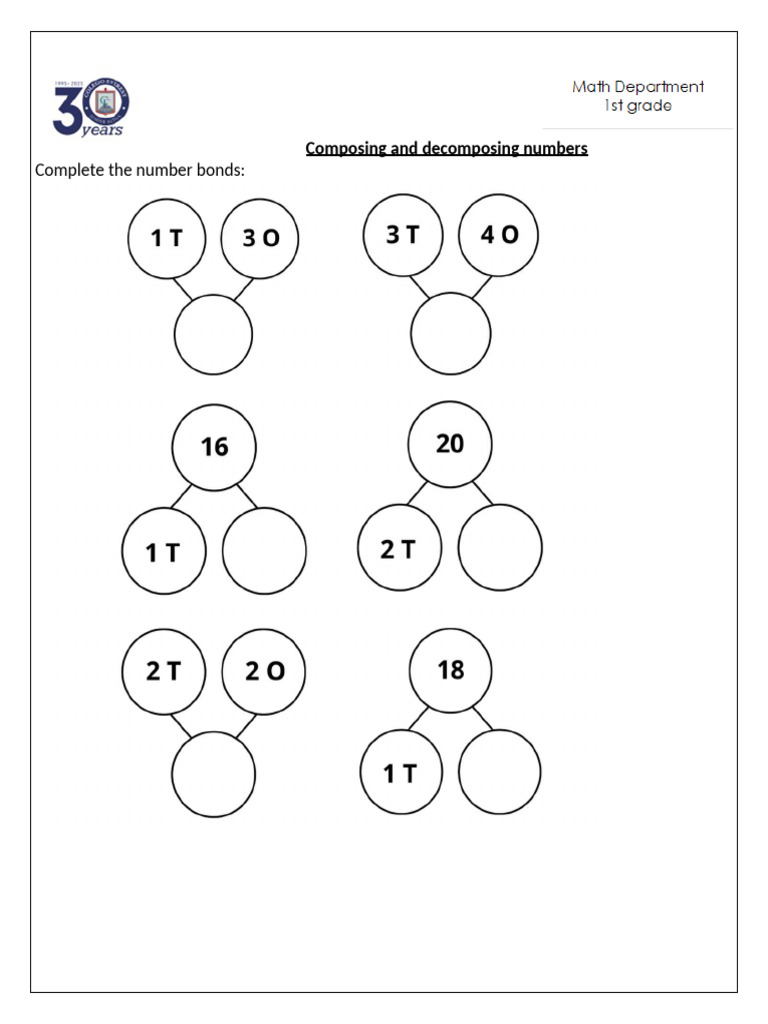 Composing and Decomposing Numbers | PDF