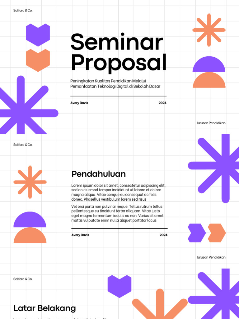 Putih Presentasi Seminar Proposal | PDF