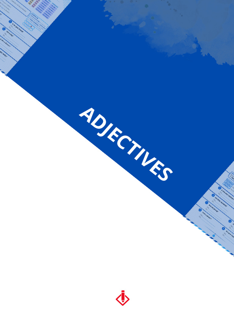 Módulo 2 - Simple Adjectives | PDF | Adjective | Syntax