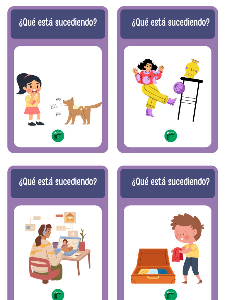 Tarjetas Expresion Oral Imagenes | PDF