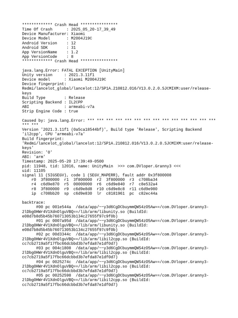 Mod Menu Crash 2025 05 20-17 39 49 | PDF | Computing | Tablet Computer