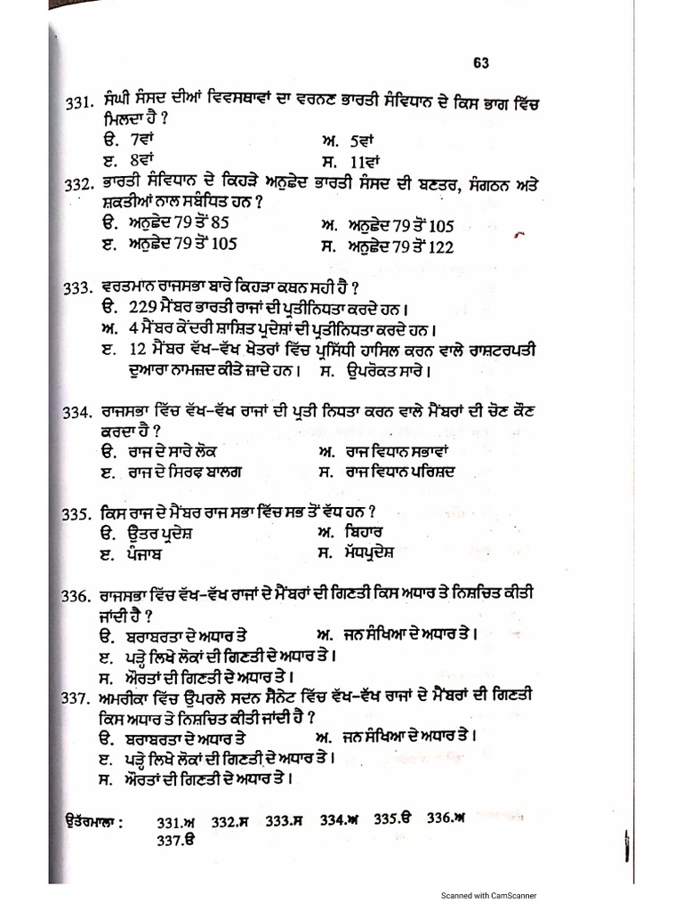 Polity MCQ Part 2 | PDF