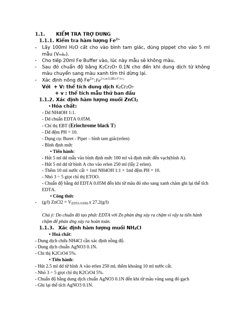 Hướng Dẫn Ktra Trợ Dung Đã Đc Ban Hành | PDF