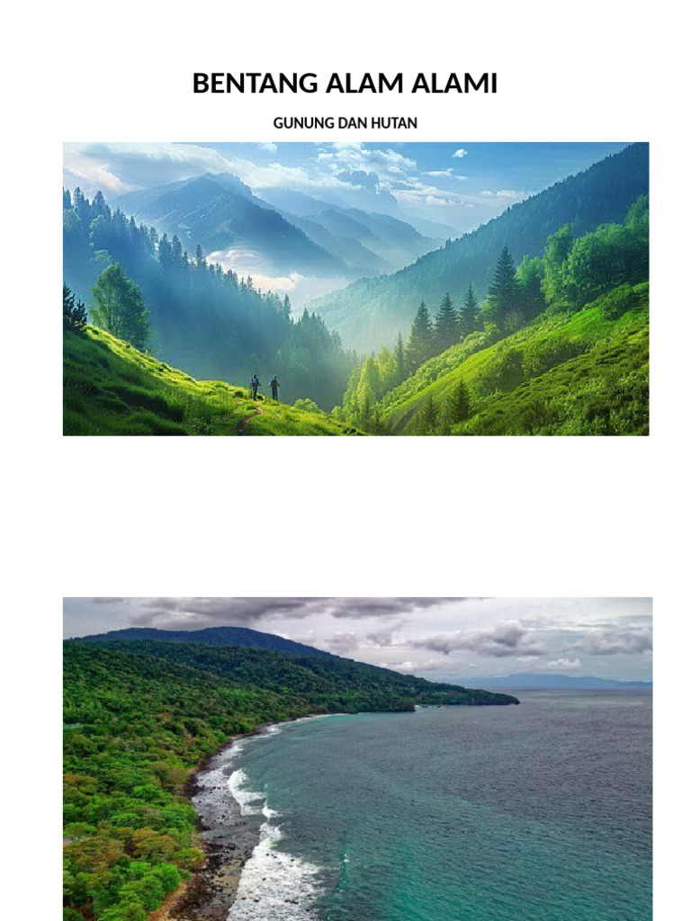 Gambar Bentang Alam | PDF